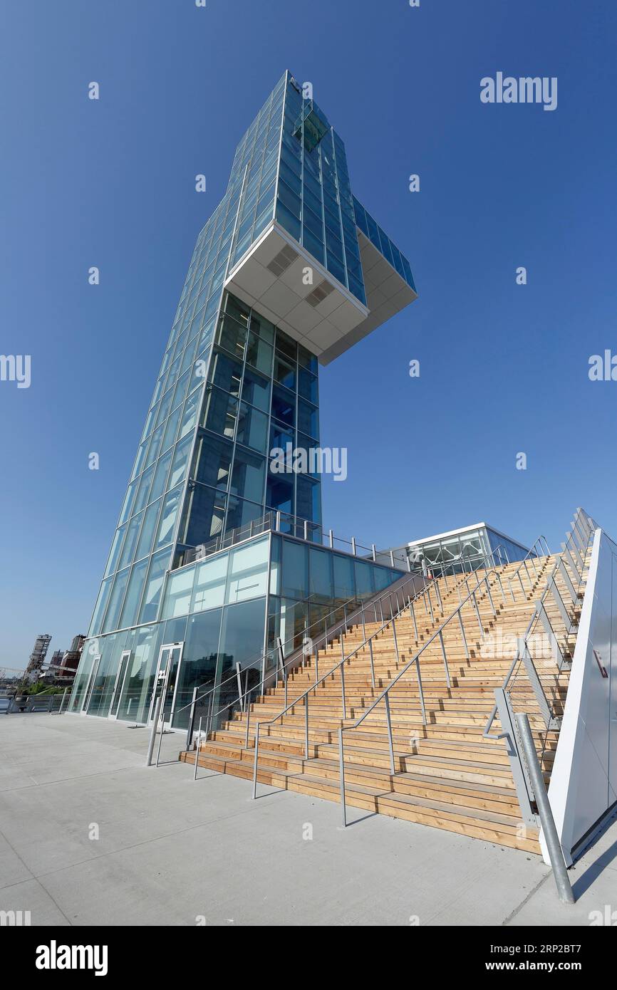 Architecture, new observation tower in the Old Port, Montreal, Province ...