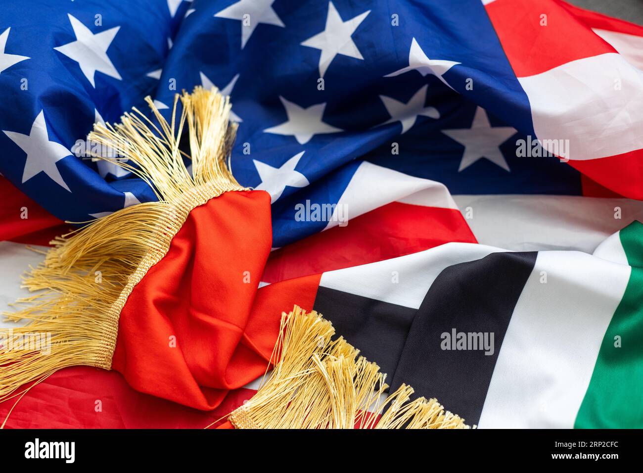 Two states flags of United States and Kuwait. High quality business ...
