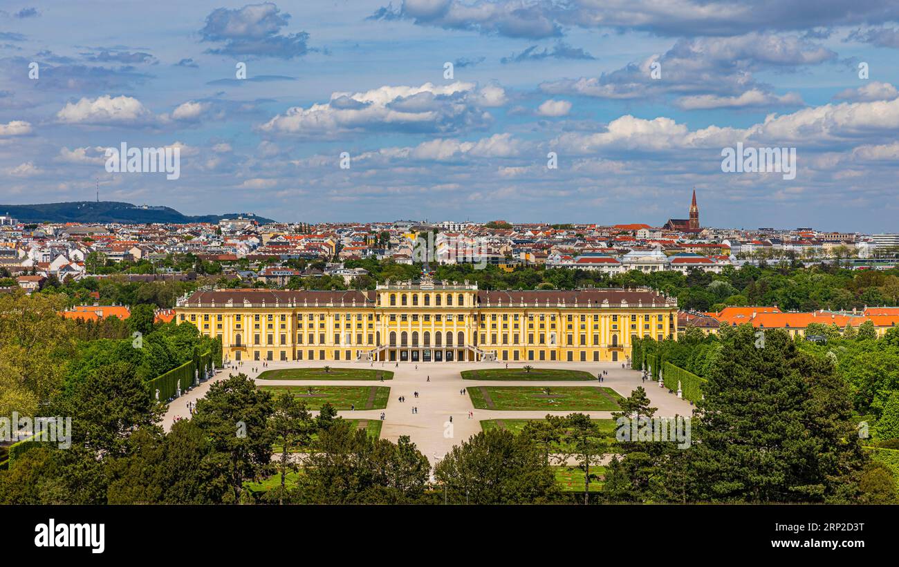 Vienna city view palace hi-res stock photography and images - Alamy