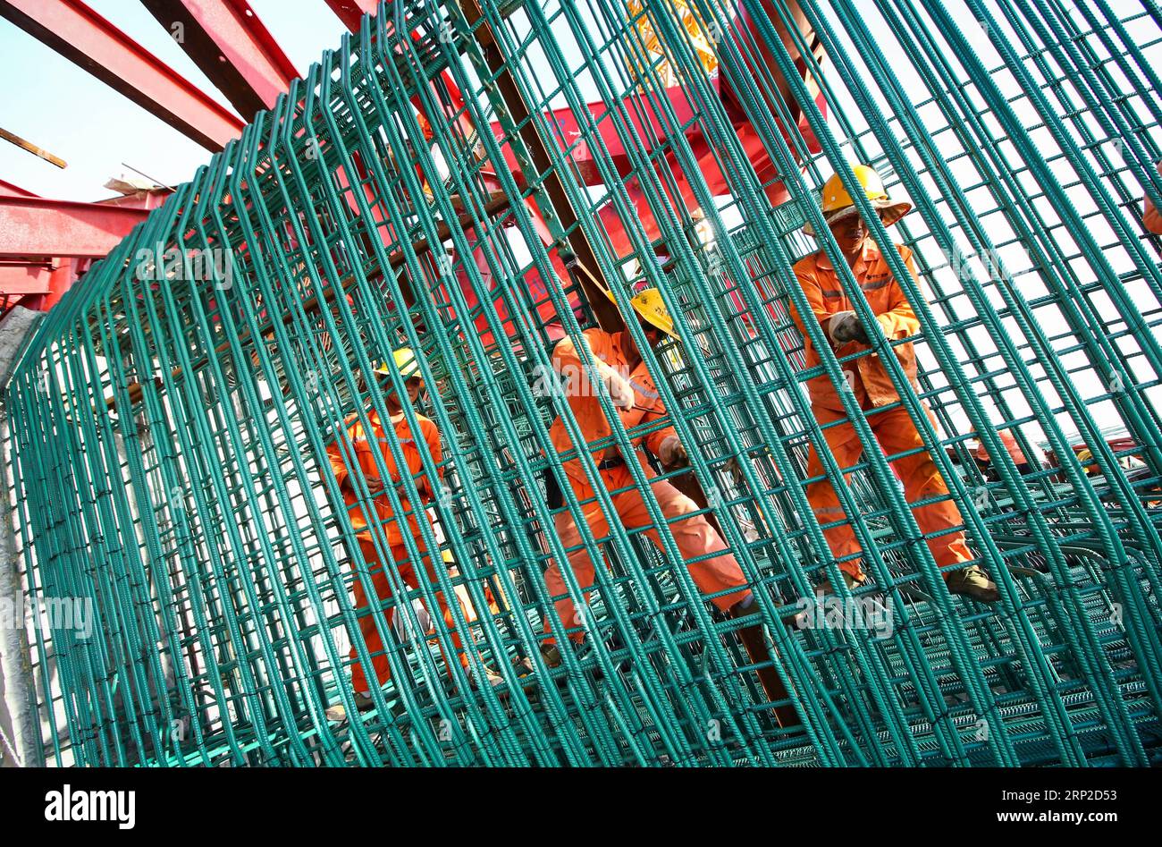 Malediven, China baut Freundschaftsbrücke (180831) -- MALE, Aug. 31 ...