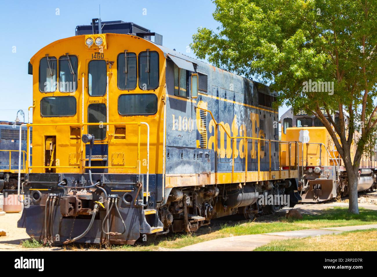 freight engine santa fe 1460 at Western America Railroad Museum on Route 66 Barstow in ...