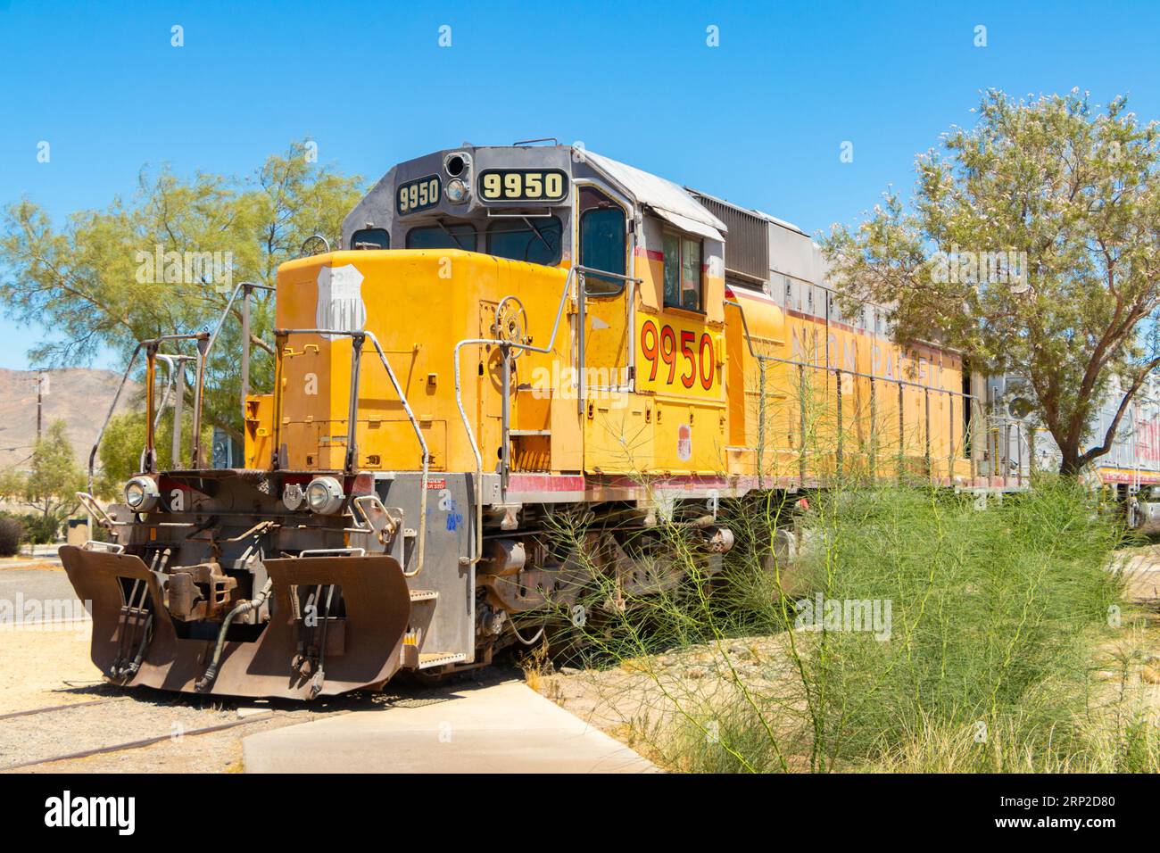 freight engine santa fe 1460at Western America Railroad Museum on Route 66 Barstow in California ...