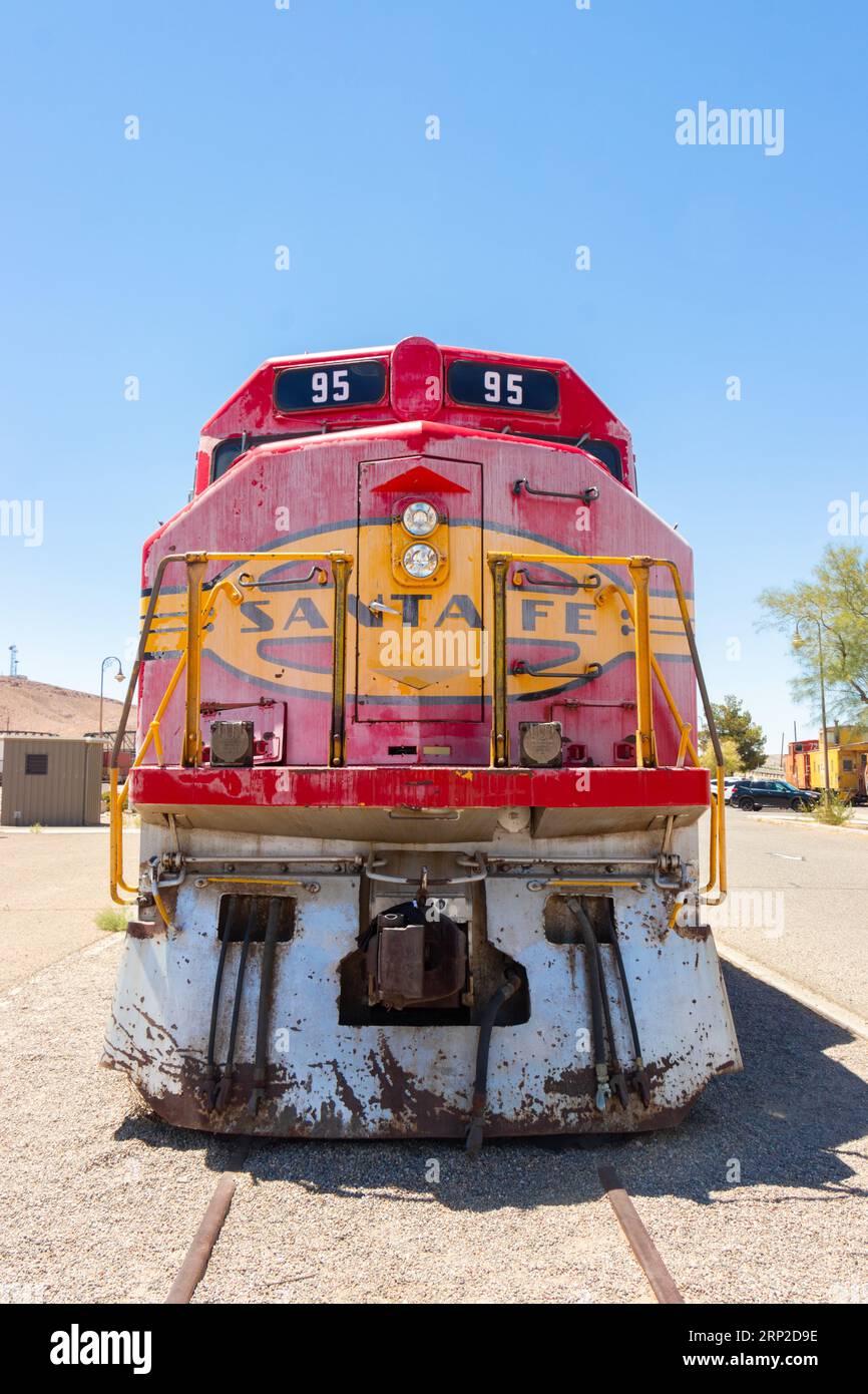 freight engine santa fe 1460at Western America Railroad Museum on Route 66 Barstow in California ...