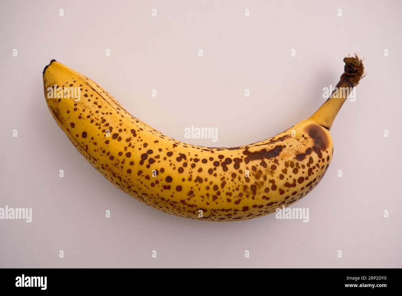 Food symbol photo, very ripe banana with black spots, North Rhine ...