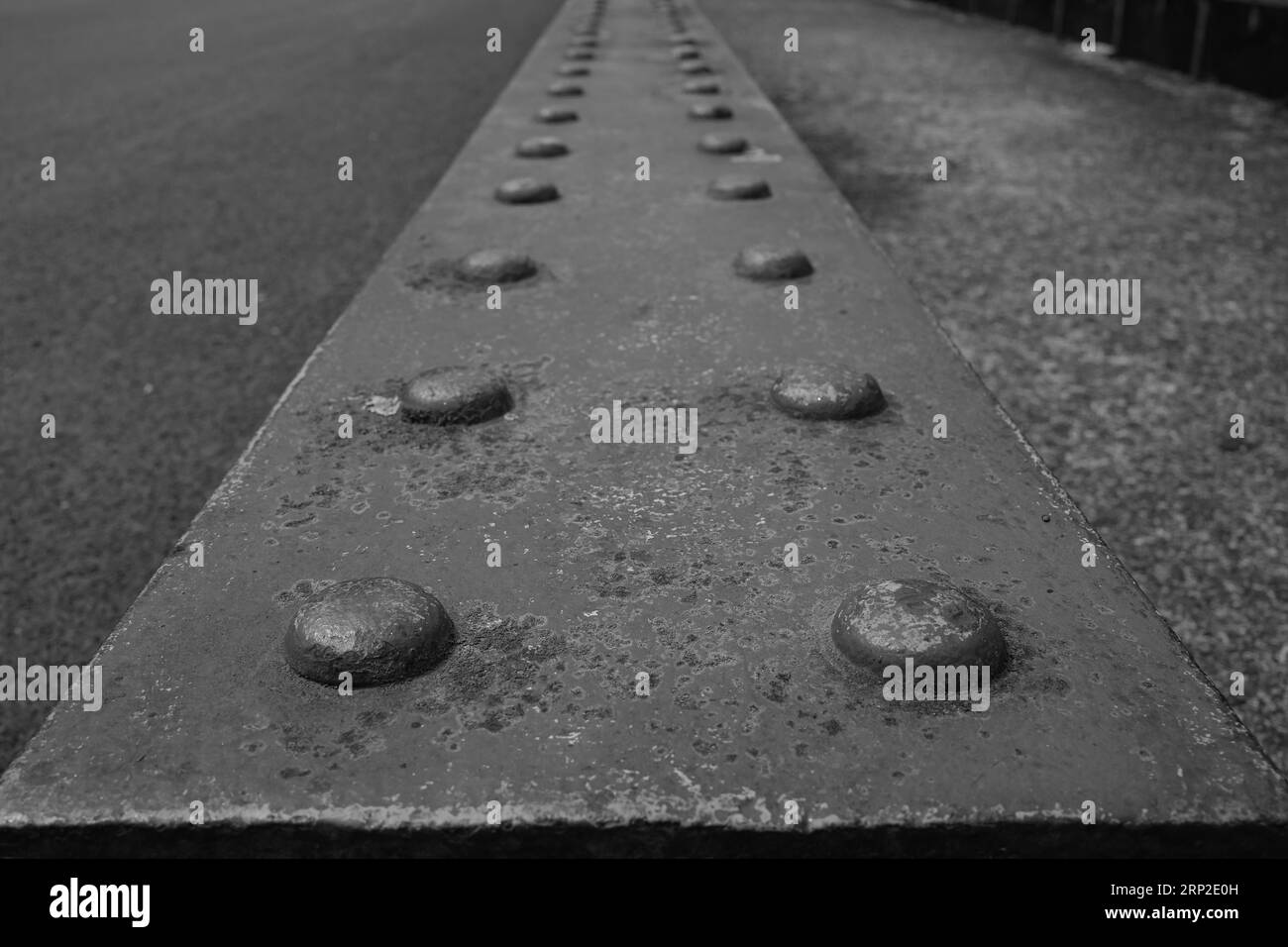 Old steel beam, vintage, North Rhine-Westphalia, Germany Stock Photo ...