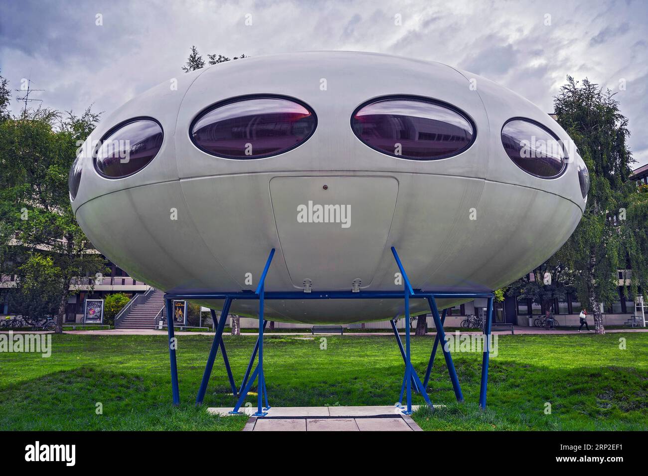 The Futuro House, architect Matti Suuronen, Munich, Bavaria, Germany ...