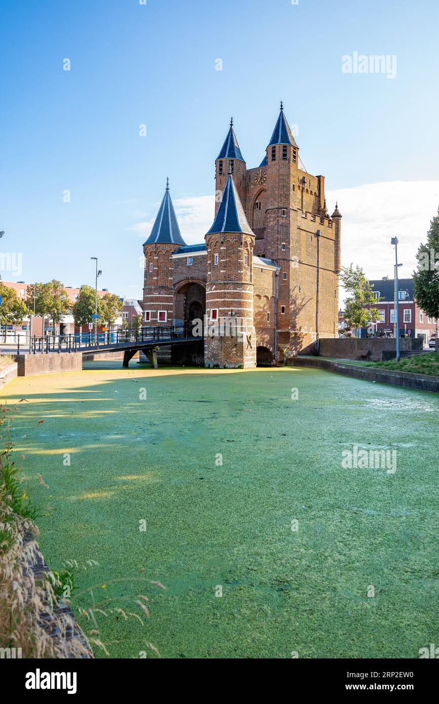 Historic Gate Amsterdamse Poort, Haarlem, Netherlands Stock Photo - Alamy