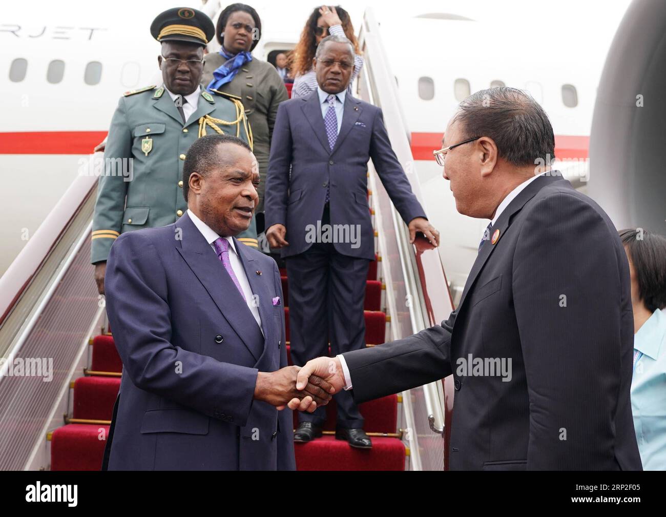 Congo president arival hi-res stock photography and images - Alamy