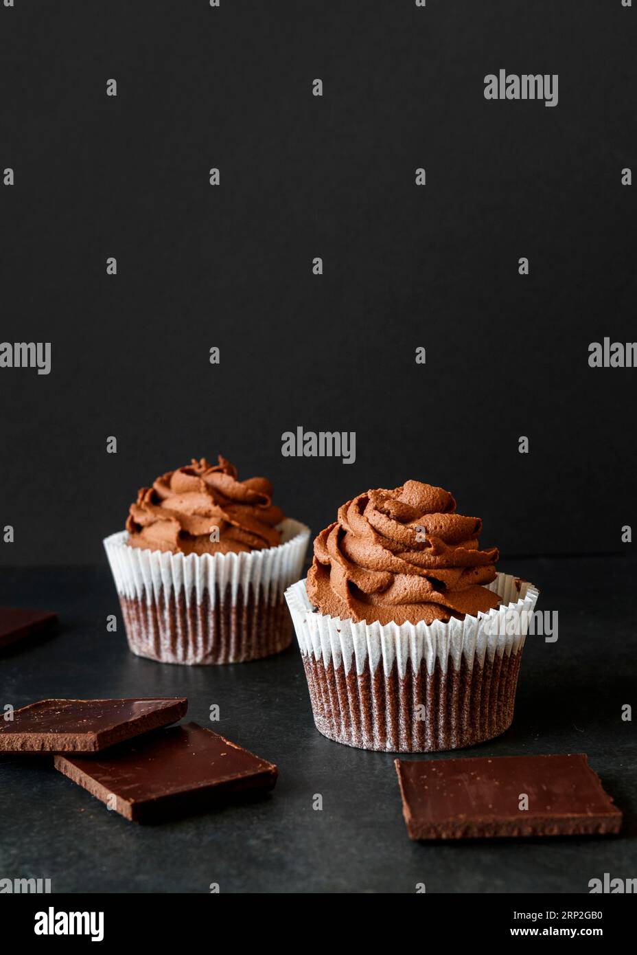 Front view delicious cupcake concept Stock Photo - Alamy