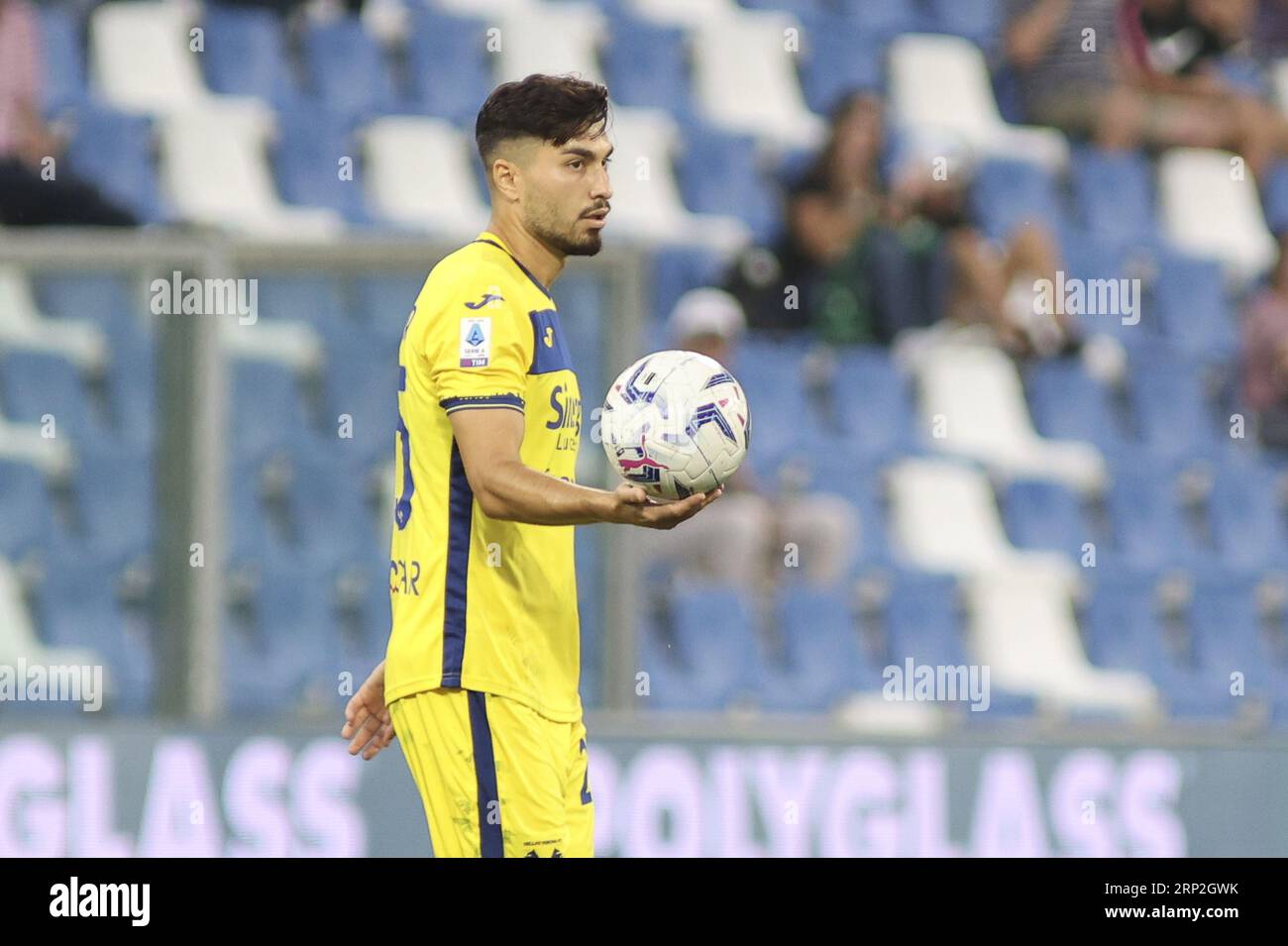 Reggio Emilia, Italy. 01st Sep, 2023. Suat Serdar of Hellas Verona FC ...