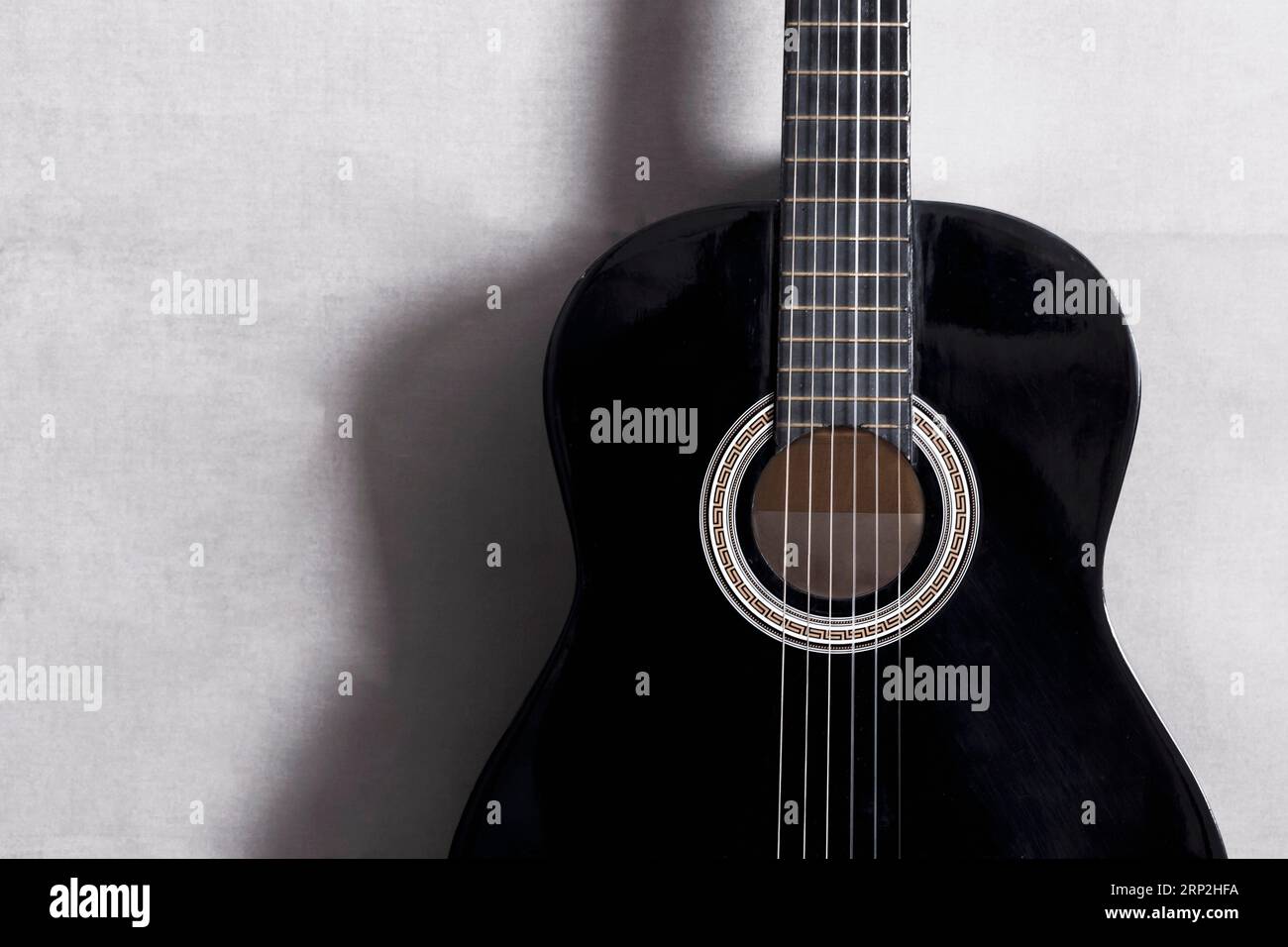 Top view guitar Stock Photo - Alamy