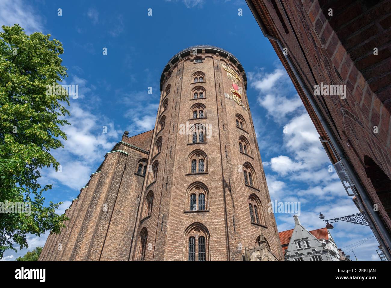 Round Tower - Copenhagen, Denmark Stock Photo - Alamy