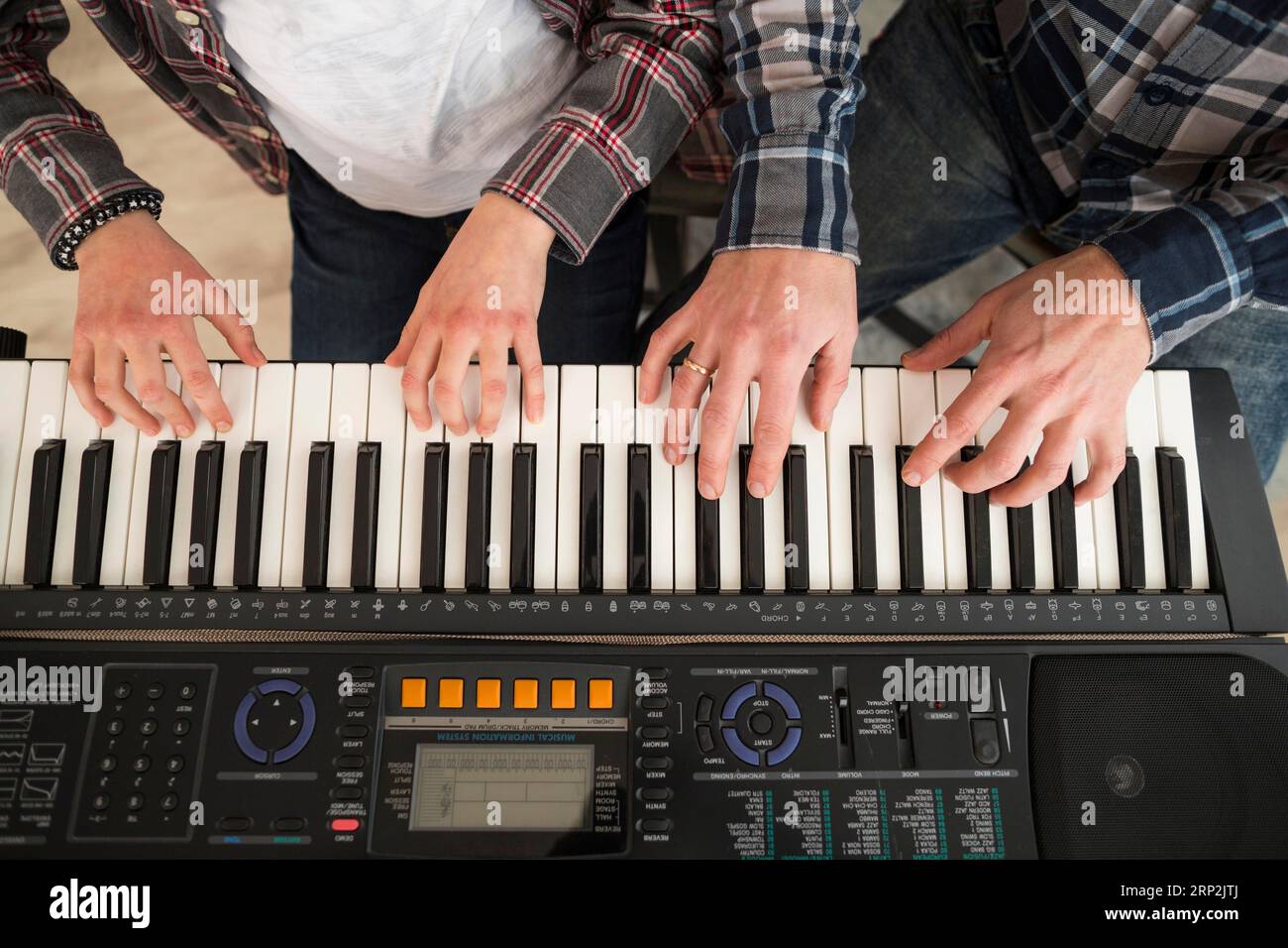 Father daughter playing piano Stock Photo - Alamy Father daughter playing piano Stock Photo - Alamy