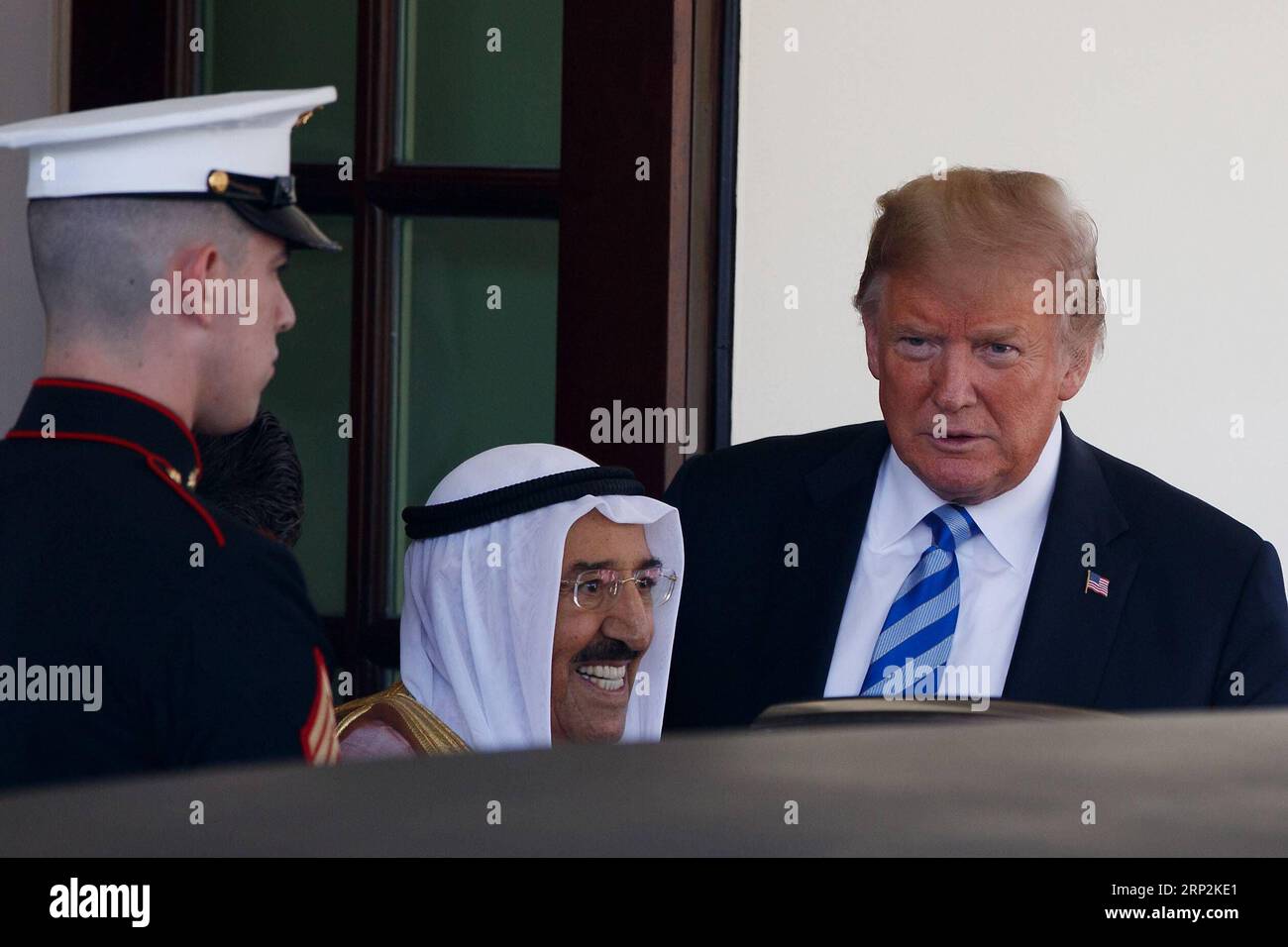 Kuwait trump meting hi-res stock photography and images - Alamy