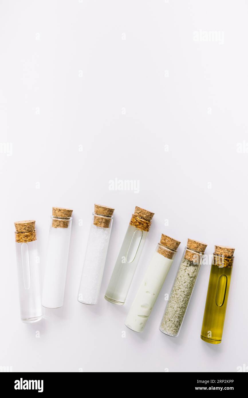 High angle shot test tubes hi-res stock photography and images - Alamy