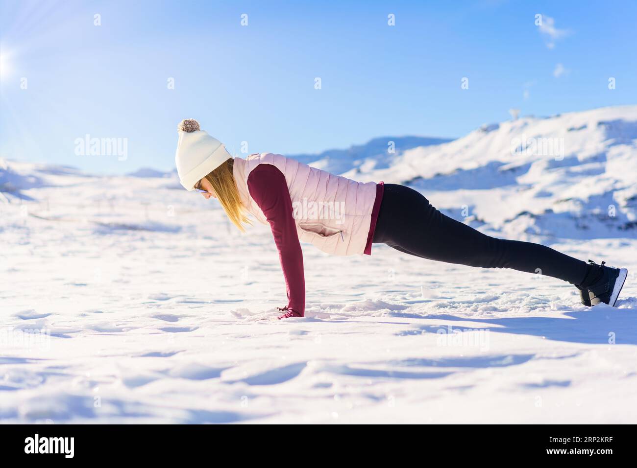 High plank pose hi-res stock photography and images - Alamy