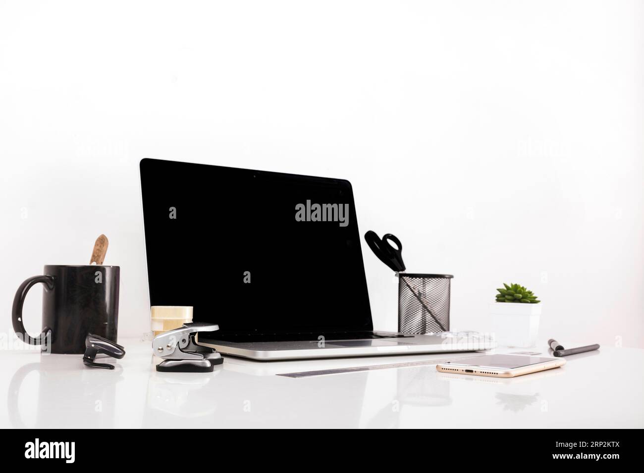 Reflective desk hi-res stock photography and images - Alamy