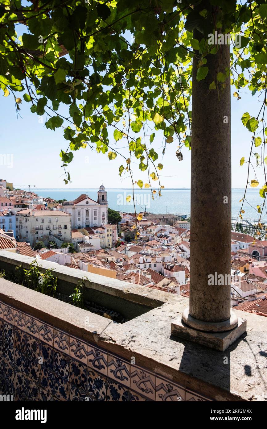 Miradouro de santa luzia view hi-res stock photography and images - Alamy