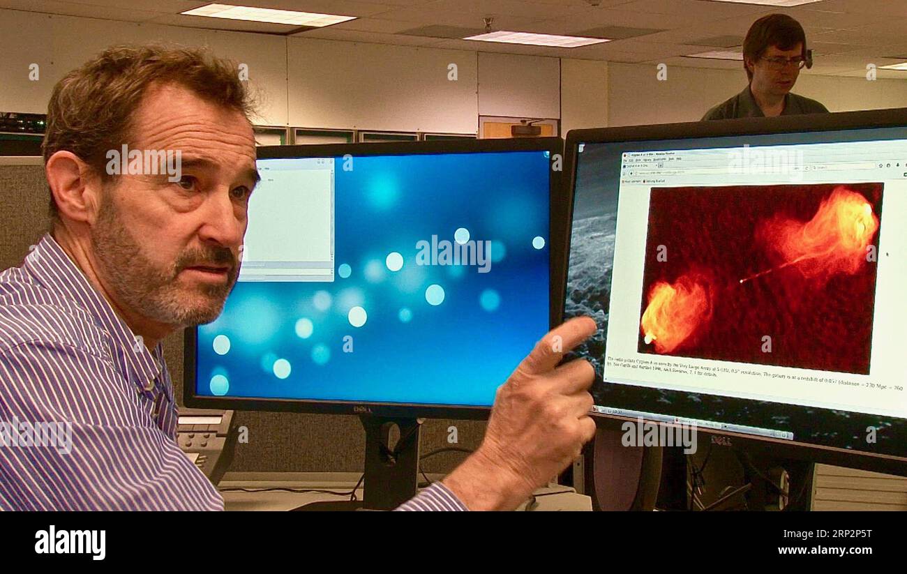 (180908) -- NEW MEXICO (U.S.), Sept. 8,2018 -- Dr. Chris Carilli, the ...