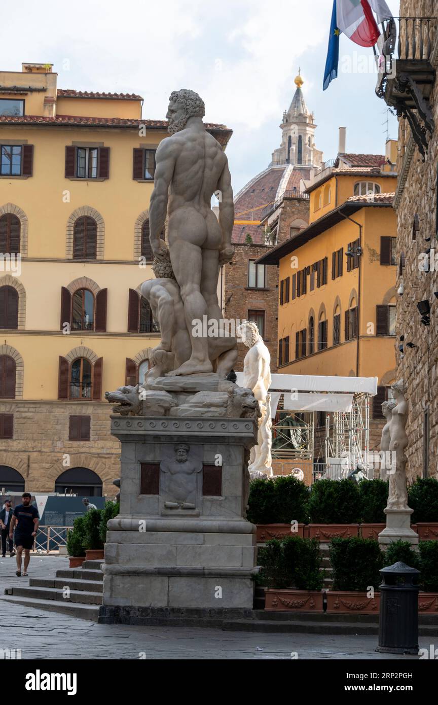 An Italian Renaissance sculpture created in marble of Hercules and ...