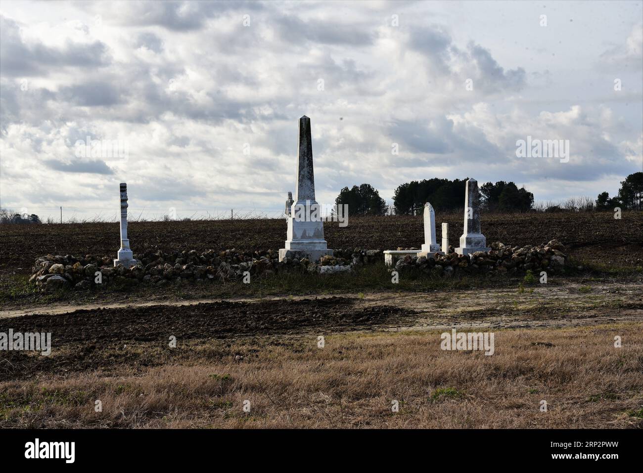 A scenic view of old stone pillars on a vast landscape Stock Photo - Alamy