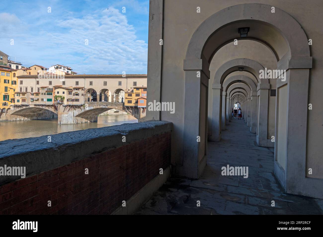 Lungarno degli Archibusier, (Vasari Corridor) of Renaissance ...