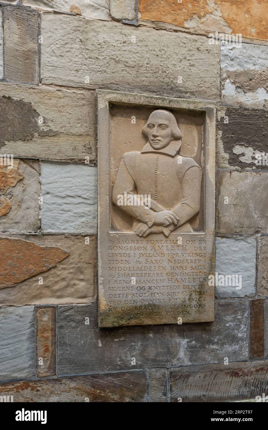 Shakespeare plaque at Kronborg Castle - Hamlet Castle - Helsingor ...