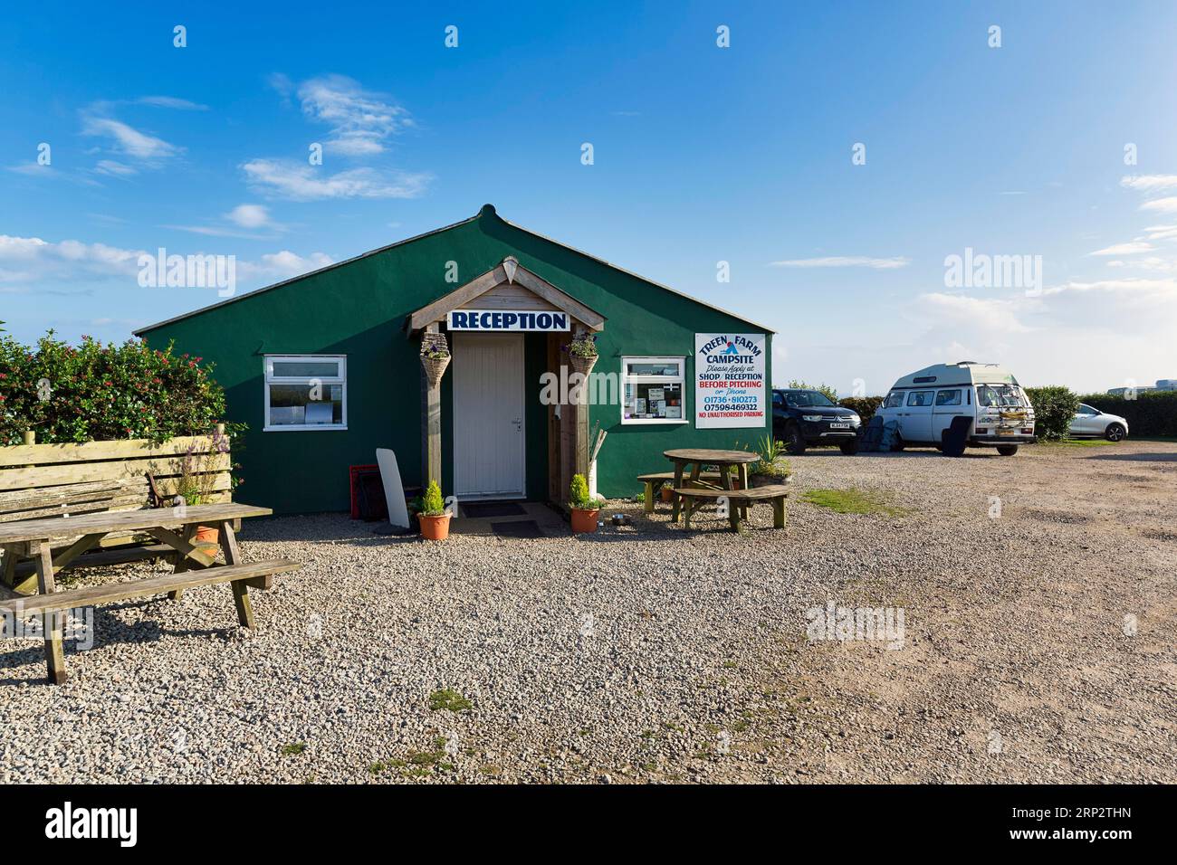 Campsite Reception, Treen, St Levan, Cornwall, England, United Kingdom ...
