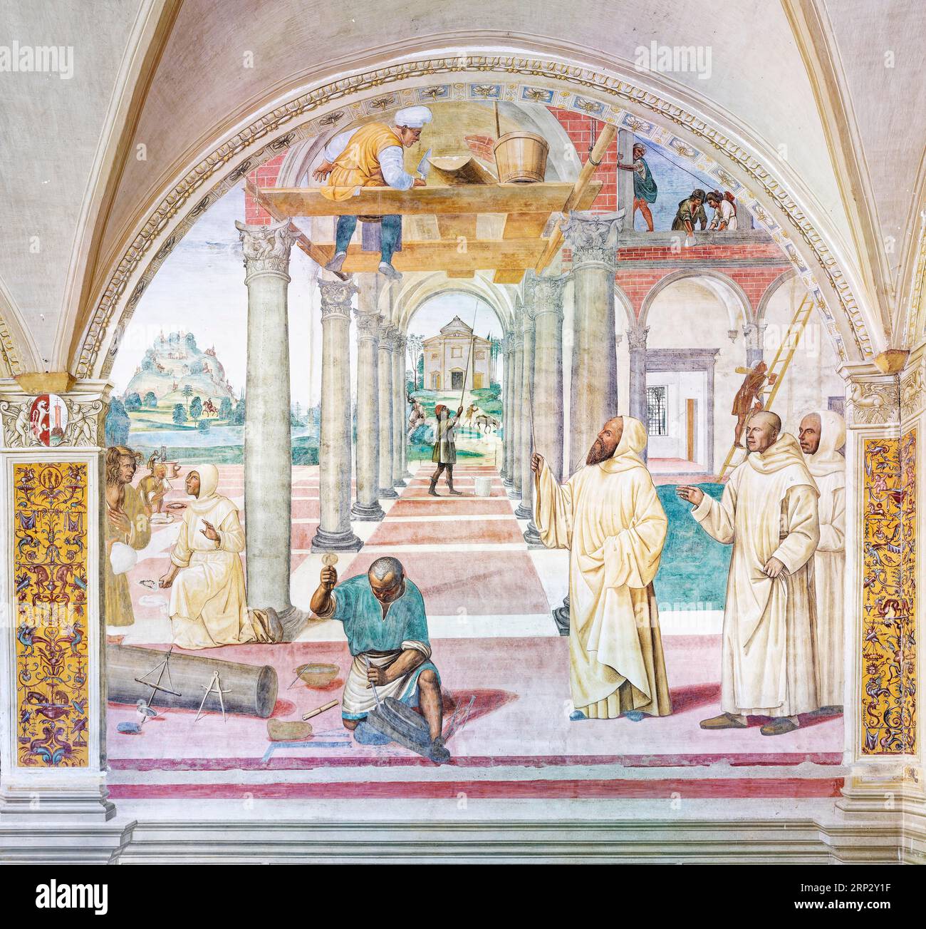 Benedict built twelve monasteries, Come Benedetto compie l'edificazione ...