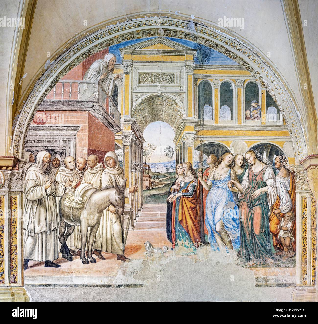 Florentius tries Benedict and his confreres with seven maidens of ...