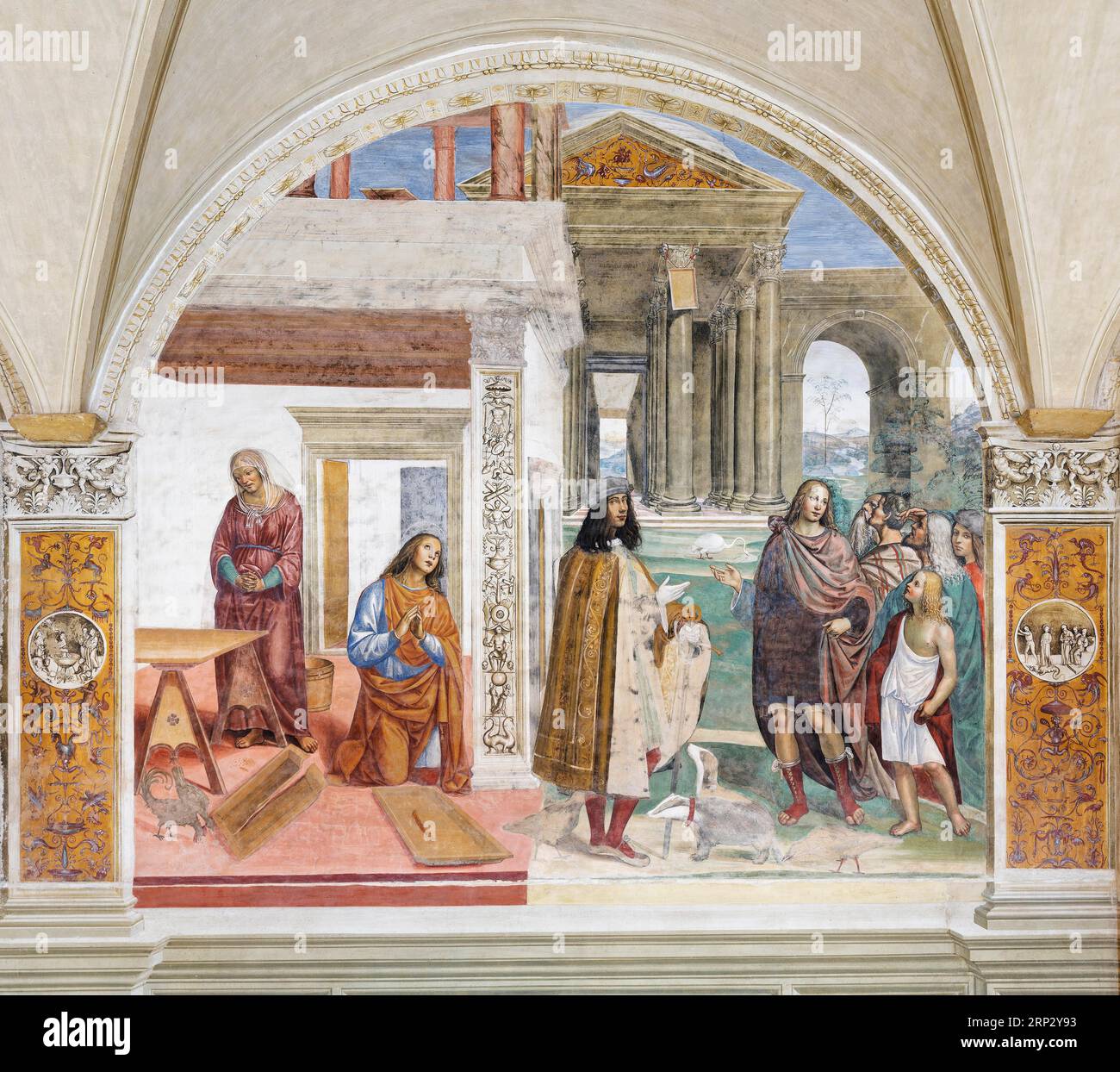 Benedict reassembling a broken trough, Come Benedetto risalda lo ...