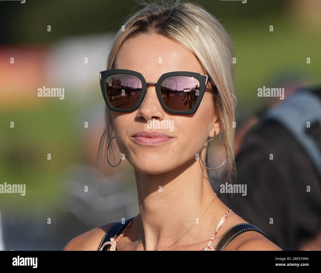 Marion Rousse of France Television during the Bretagne Classic - Ouest ...