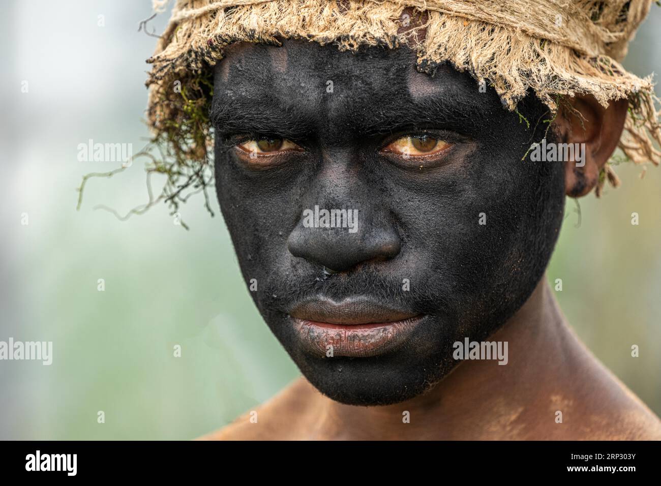Dancers in war paint, Sing Sing, Festival, Mount Hagen, Papua New ...