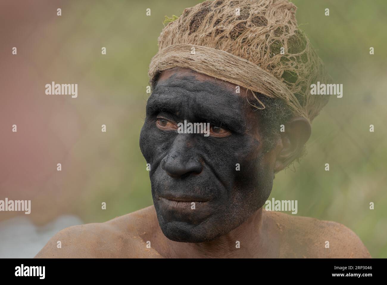 Dancers in war paint, Sing Sing, Festival, Mount Hagen, Papua New ...