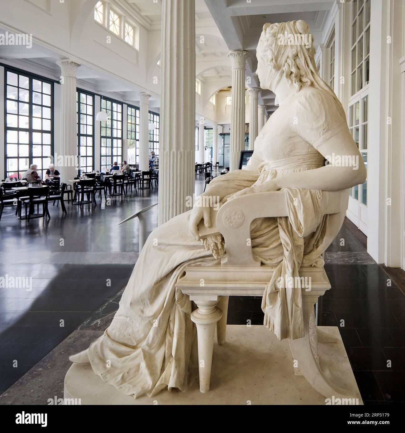 Statue of Queen Luise of Prussia by Emil Hundrieser in the Wandelhalle ...