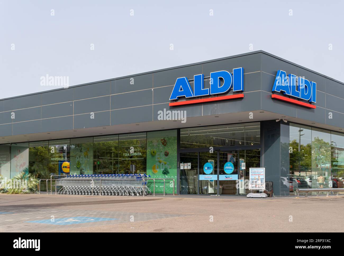 Palma de Mallorca, Spain; august 10 2023: Supermarket of the ...