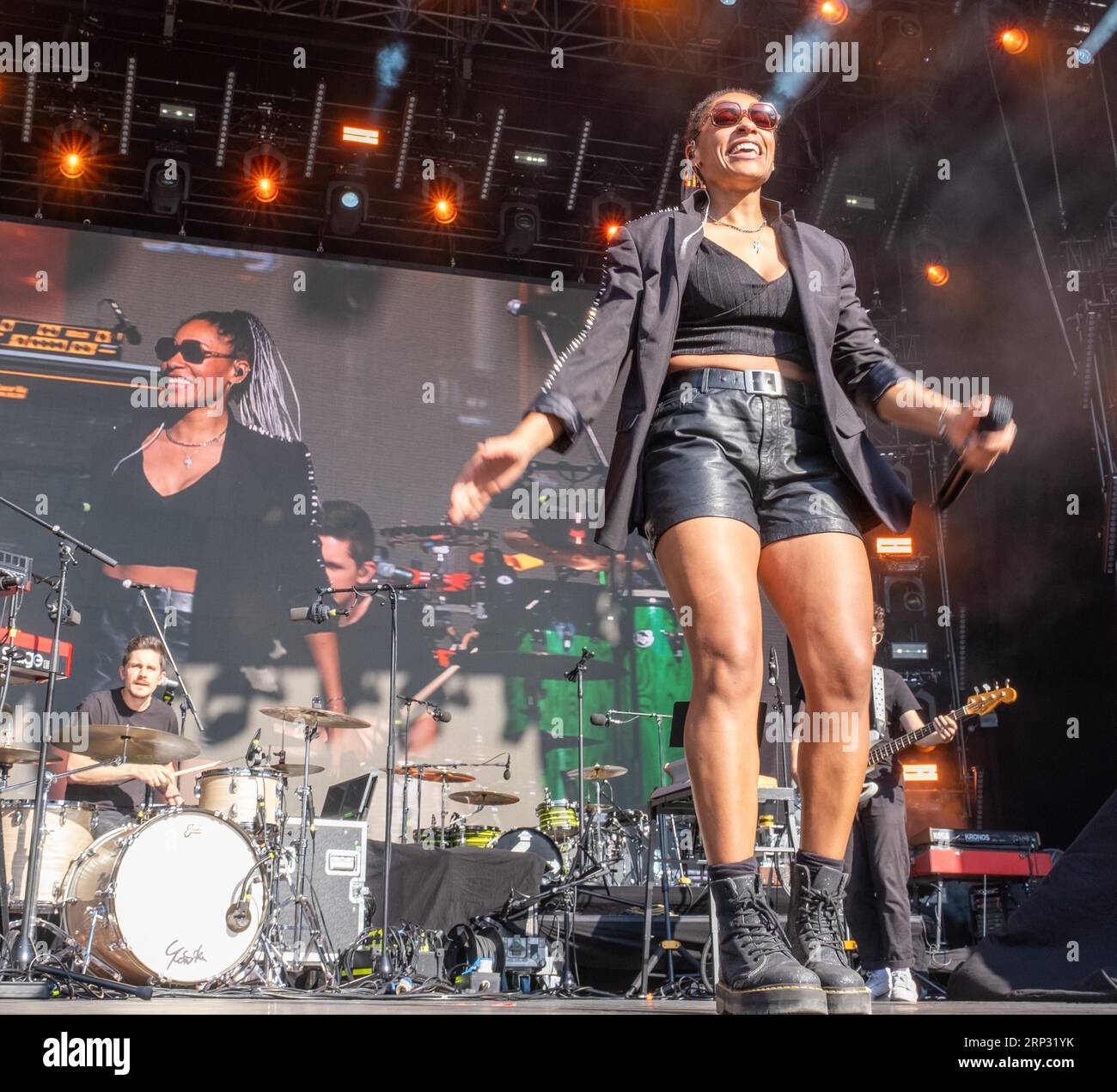 Diana Ezerex auf den JazzOpen in Stuttgart 2023 Stock Photo - Alamy