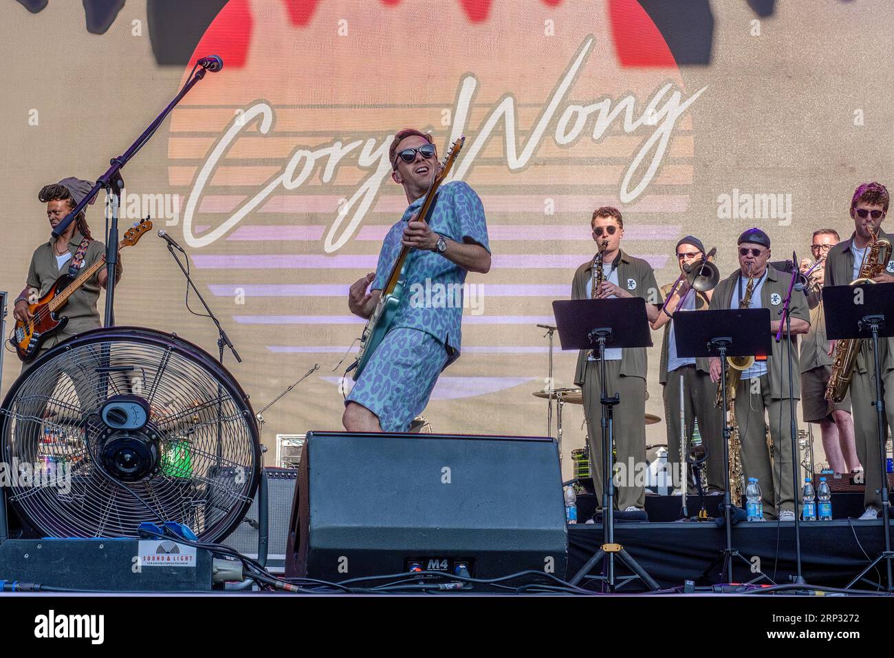 Cory Wong und Band auf den JazzOpen in Stuttgart 2023 Stock Photo - Alamy