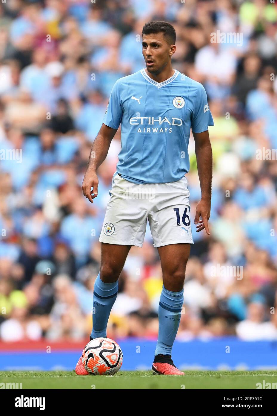 MANCHESTER, UK. 2nd Sep, 2023. Rodri of Manchester City during the ...