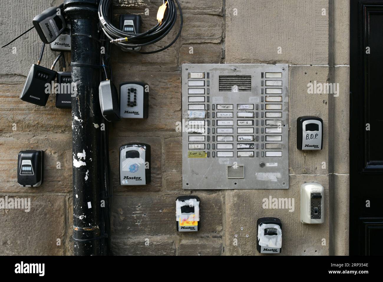Council flat door hi-res stock photography and images - Alamy