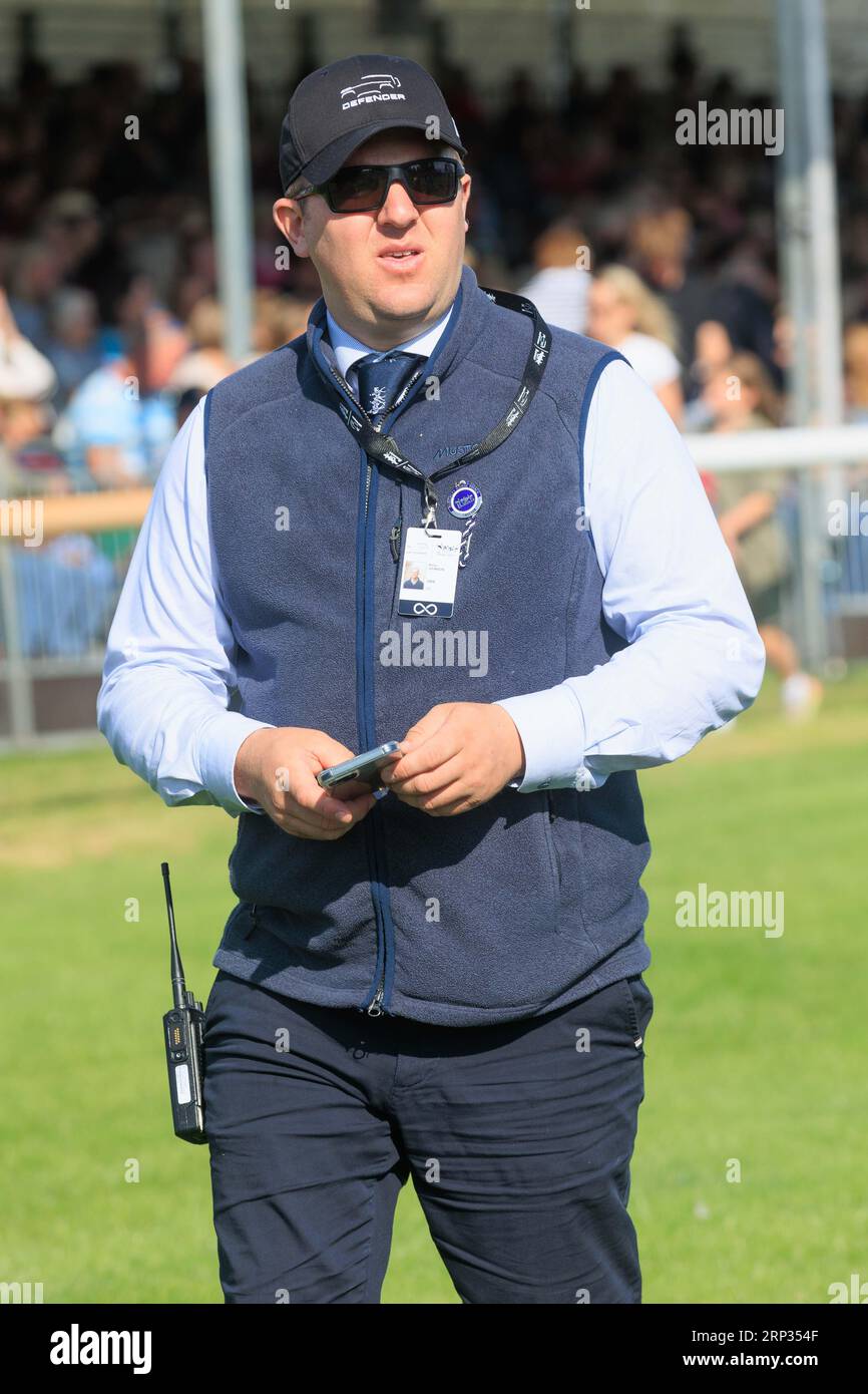 30th August 2023 Burghley horse trails Martyn Johnson Event Director Stock Photo - Alamy