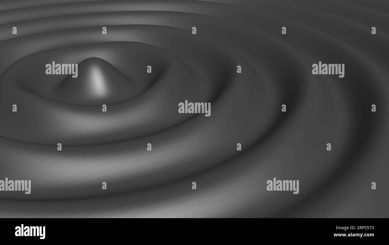 Black wave ripper smooth curve 3d render Stock Photo - Alamy