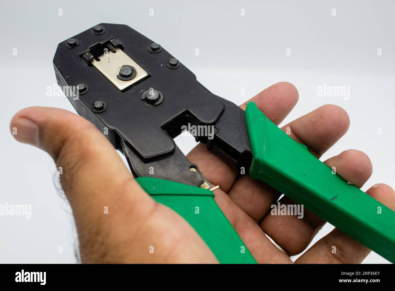the crimping tools object Stock Photo - Alamy