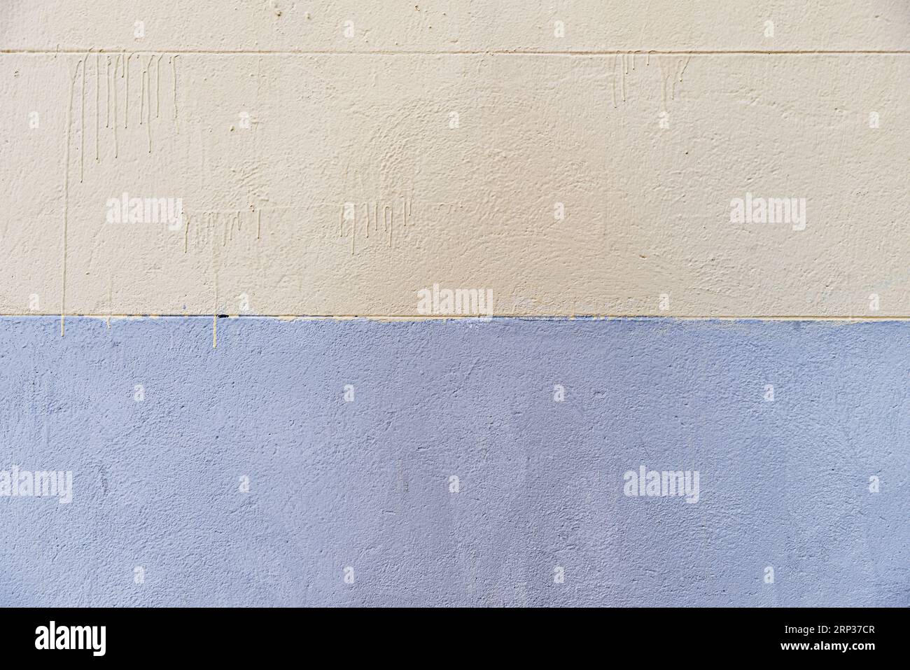 A cement wall painted in two different colors. Vector cement texture ...