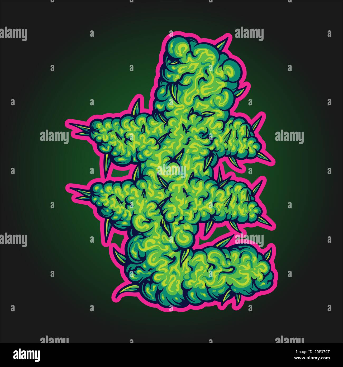 Whimsical coin cannabis leaf currency symbol vector illustrations for ...