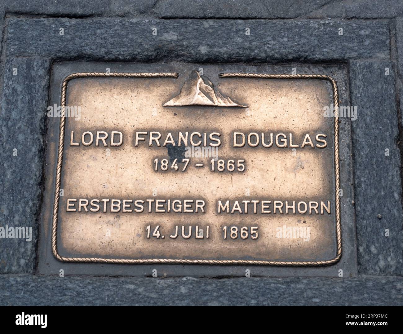 Lord francis douglas matterhorn hi-res stock photography and images - Alamy
