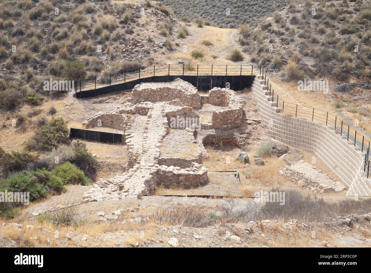Archaeological site of Los Millares from the Copper Age Stock Photo - Alamy