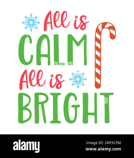 Merry christmas typhography Cut Out Stock Images & Pictures - Alamy