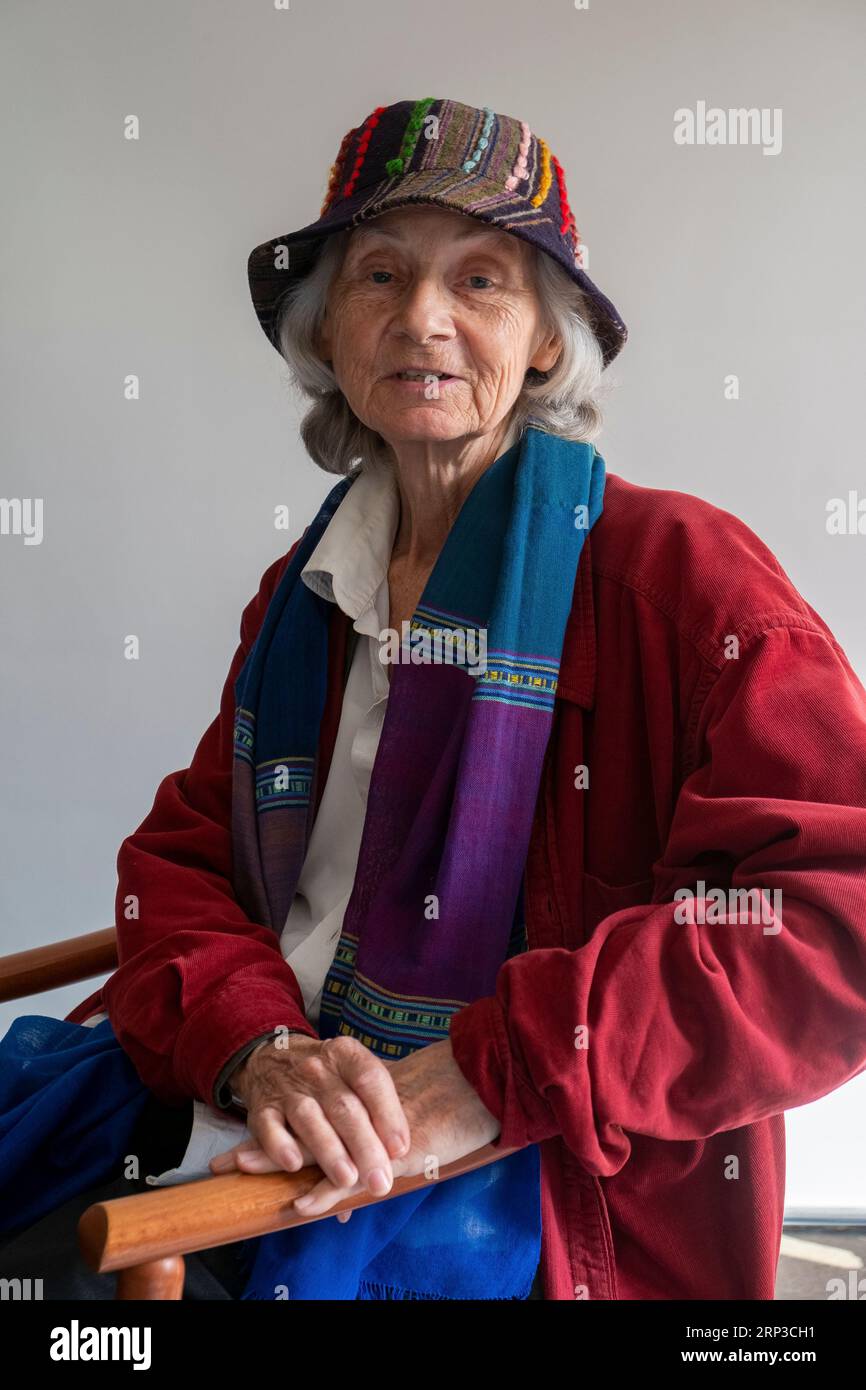 Stylish older woman living in a retirement village Stock Photo - Alamy