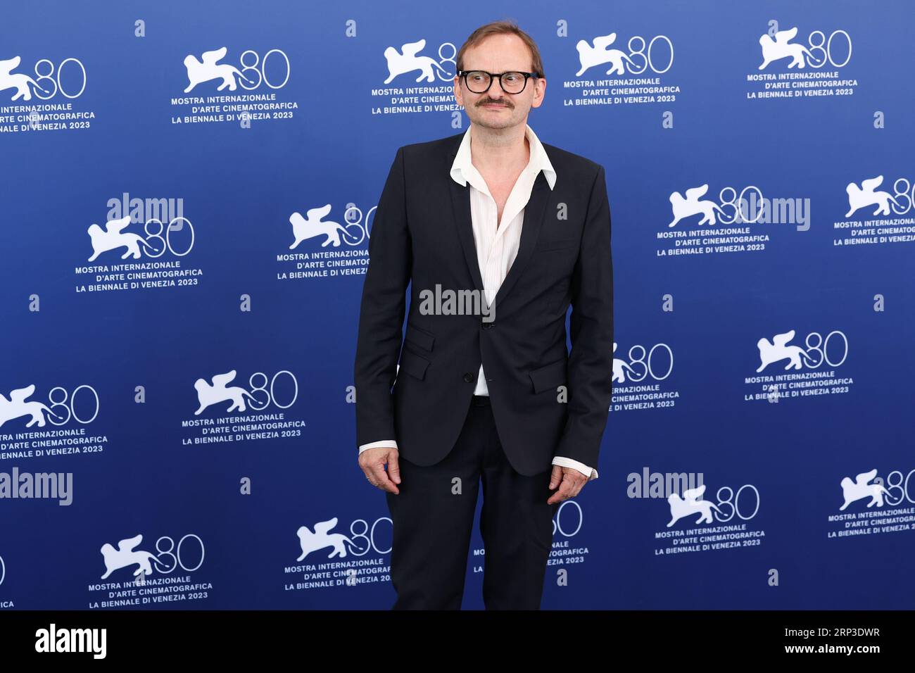 Milan Peschel attends a photocall for the "The Palace" at the 80th ...